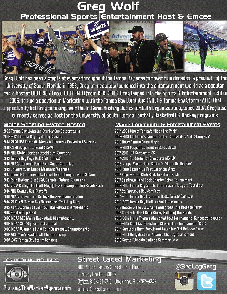 Greg Wolf - Street Laced Marketing and Promotions